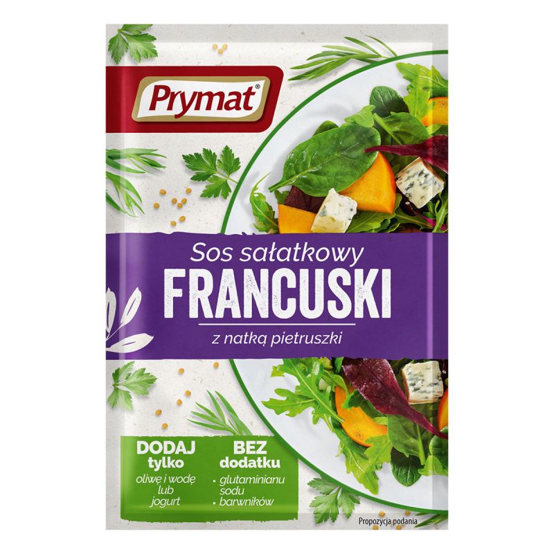 Sos sałatkowy francuski vinaigrette Prymat 9 g